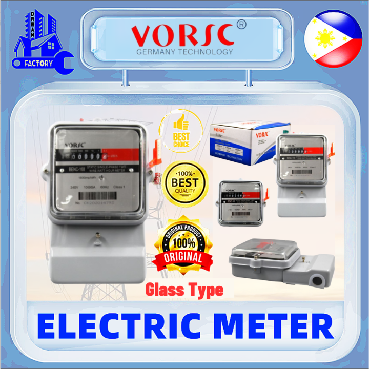 VORSC ELECTRIC SUB METER 1 PHASE 240V 60A Glass Type | Lazada PH