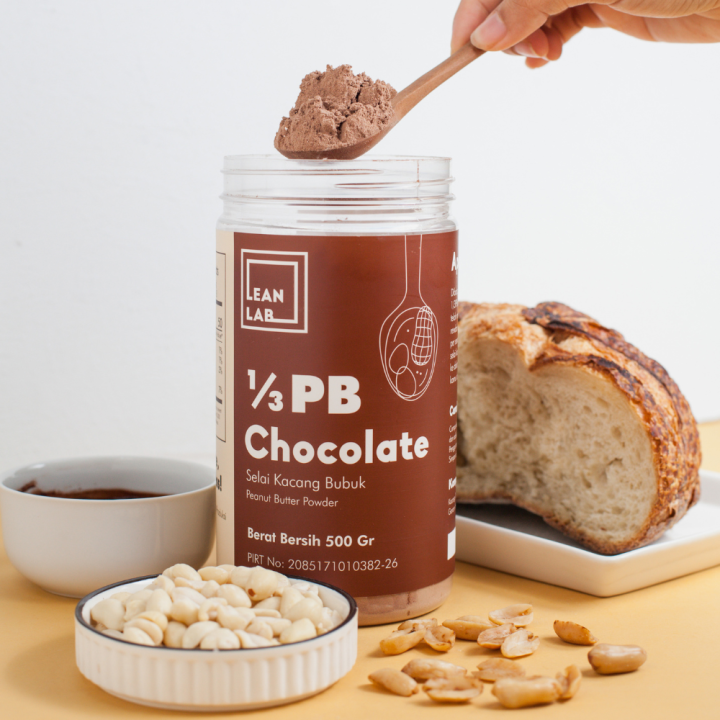Lean Lab 1/3PB Chocolate 500gr Peanut Butter Powder / Selai Kacang ...