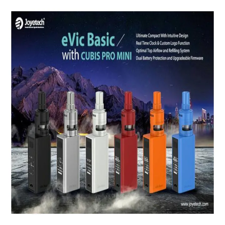 EVIC BASIC WITH CUBIS PRO MINI KIT AUTHENTIC BY JOYETECH Original ...