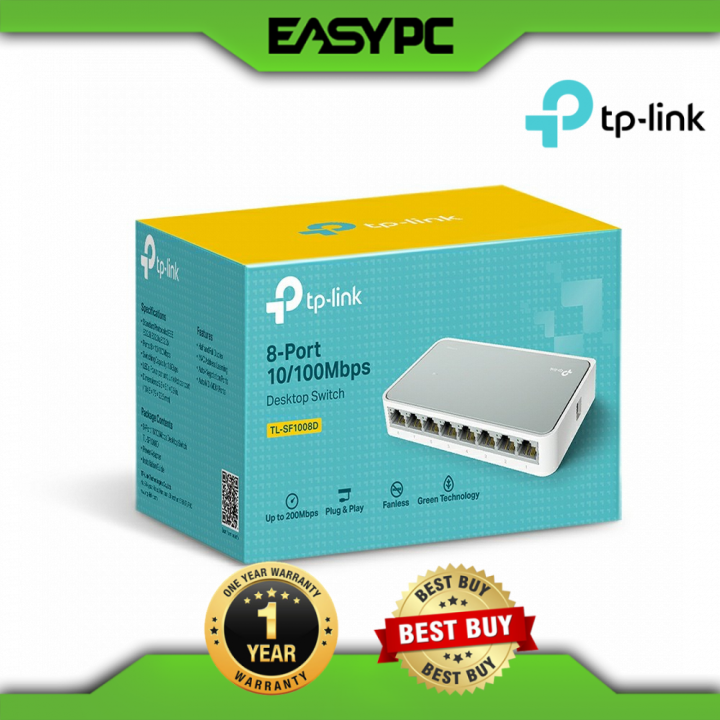 EasyPC | Tp-Link SF-1008D Swith Hub 8-port Network Switches | Lazada PH