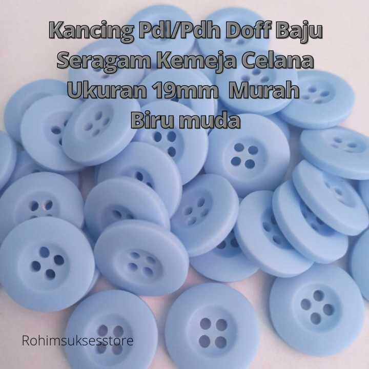 Kancing Pdl/Pdh Doff Baju Seragam Kemeja Celana Ukuran 19mm Murah ...