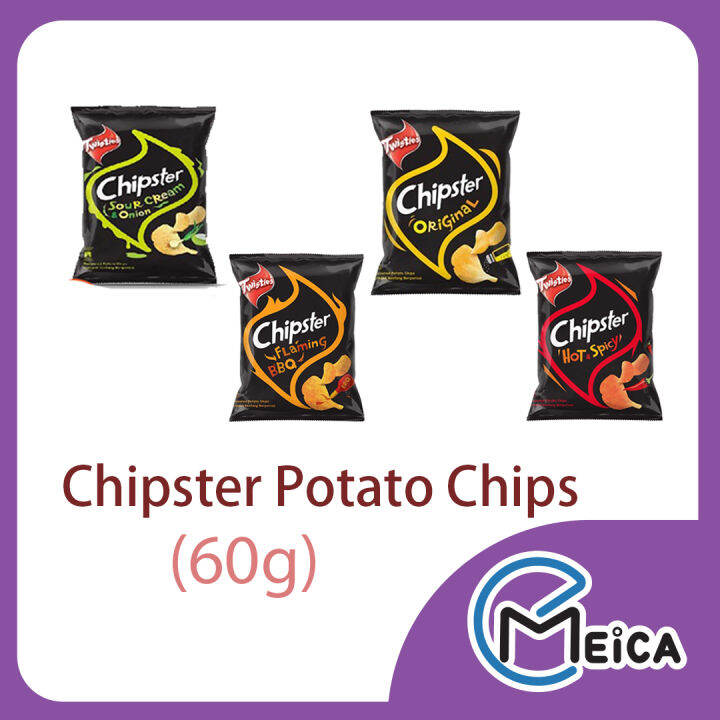 Twisties Chipster Flavoured Potato Chips (Flaming BBQ/Hot & Spicy ...
