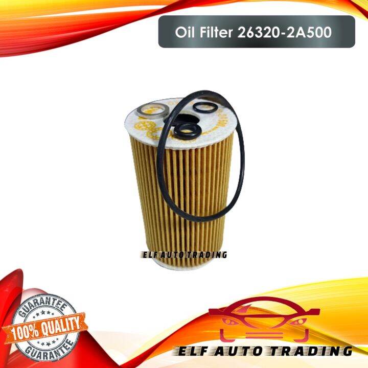 Oil Filter (26320-2A500) for Hyundai Accent, Veloster CRDi, KIA Rio ...