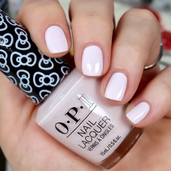 OPI Infinite Shine - Let's Be Friends! (HR L31) ยาทาเล็บสีขาวอมชมพู ...