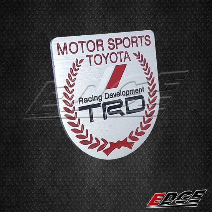 Emblem - TRD Badge - A - Aluminum - 5.5x5.5 // toyota racing ...