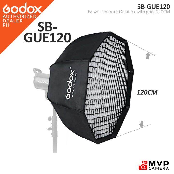 GODOX SB-GUE120 120cm Series Softbox Octabox BOWENS with Grid Honeycomb ...