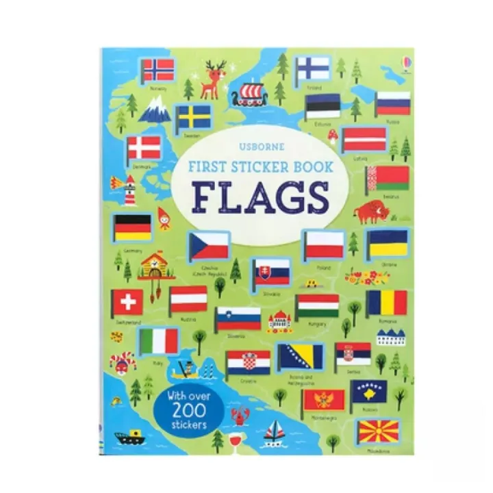 Usborne First Sticker Flags | Lazada PH