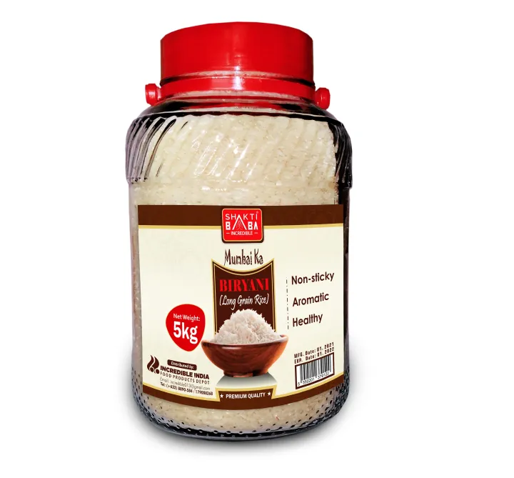 Mumbai Ka Biryani Fragrance Rice glass bottle 5kg( This is not Basmati ...