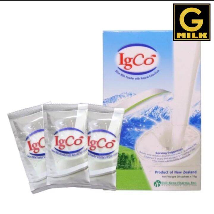 IGCO COLOSTRUM SKIM MILK POWDER (10 SACHET) | Lazada PH