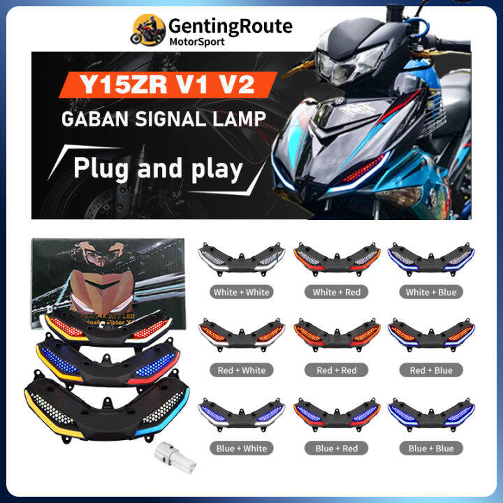 Y15ZR Y15 V1 V2 MATA GABAN LAMP DADA LED SIGNAL LIGHTS PILOT LIGHT SIGNAL TINTED LAMPU EAGLE EYE ...