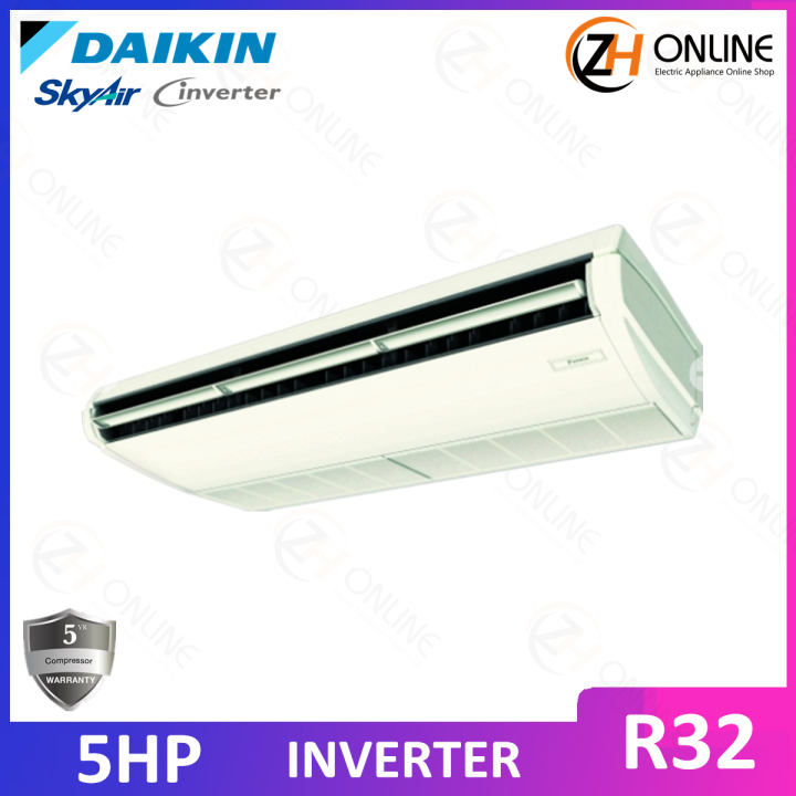 DAIKIN 5HP R32 FHA125BVMA INVERTER CEILING EXPOSED FHA B SERIES FHA125B & RZF125CV (SINGLE PHASE ...