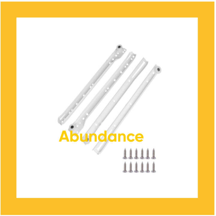DRAWER SLIDE ROLLER TYPE / DRAWER GUIDE (WHITE) | Lazada PH