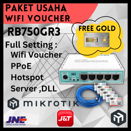 Routerboard Mikrotik Rb750gr3 Full Setting Hotspot Voucher Pppoe Server