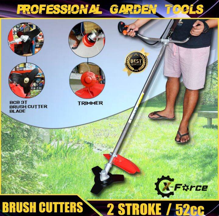 High Power Mutor 2 Stroke Gasoline Brush Cutter/Grass Cutter 52CC by ...