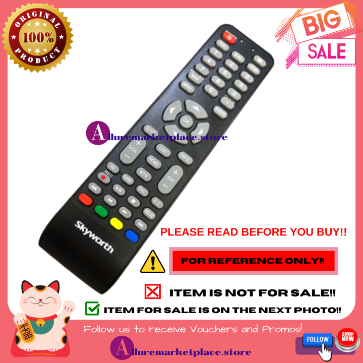 SKYWORTH SMART TV REMOTE CONTROL[with Free Battery]| Remote Control for Smart TV SKYWORTH 32E2 ...