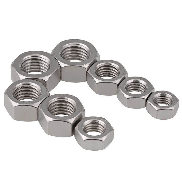 304 stainless steel fine tooth nut fine thread screw cap young tooth M6 ...