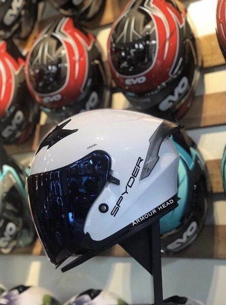 Spyder Fuel Pearl White and Matte Black - Dual Visor | Lazada PH