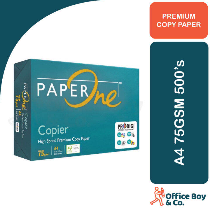 PaperOne A4 Copier Paper 75gsm 500 Sheets (1 Ream ) A4 Paper /Paper One ...