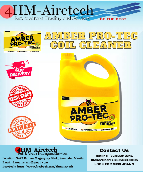 FOURHM AMBER Pro-Tec Aircon Cleaner Coil Cleaner | Lazada PH