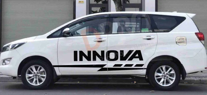 Stiker mobil toyota innova sticker body tulisan innova cutting stiker ...