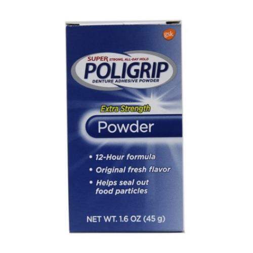 New limobai785 Super Poligrip Extra Strength Denture and Partials ...