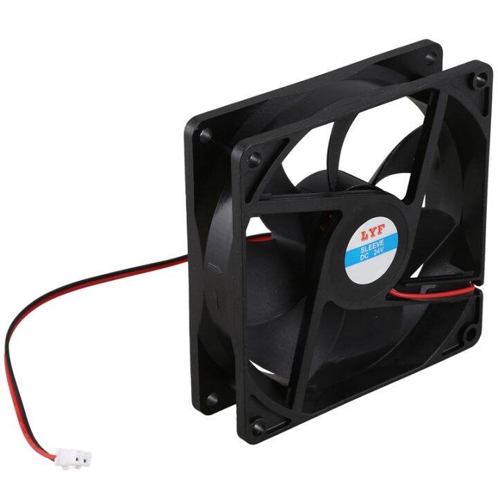 92mm x 25mm 24V 2Pin Sleeve Bearing Cooling Fan for PC Case CPU Cooler | Lazada.co.th