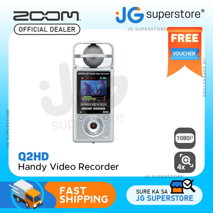 Zoom Q2HD/EG Handy Video Recorder Full HD 1080p 30fps with 2 Condenser ...