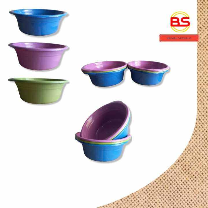 Baskom Bulat Kuping Serbaguna / Baskom sayur & buah / Baskom Plastik ...