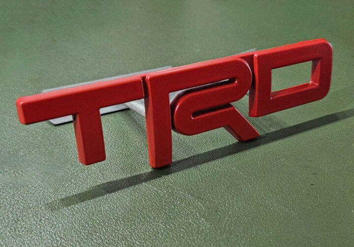 Red TRD Emblem for Front Grill | Lazada PH