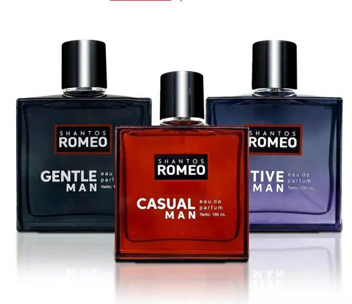 Parfum Shantos Romeo Fragrance Eau De Parfume Pria EDP 100ml (Active ...