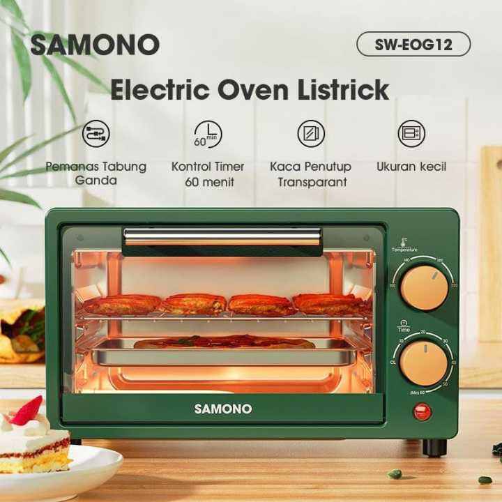 Samono Oven Listrik SW EOG12 Electric Oven 12 Liter | Lazada Indonesia