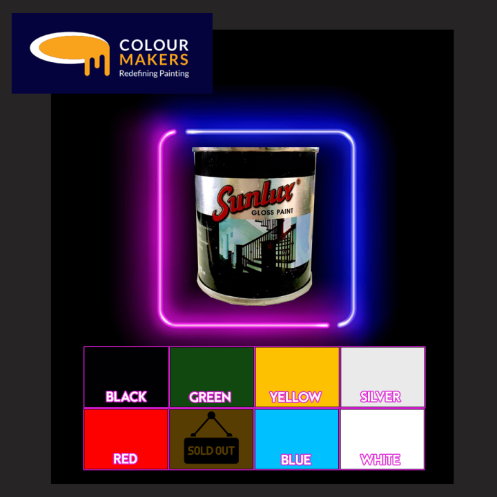 75ml SANCora Sunlux Gloss Paint 75ml (For Wood & Metal) San Cora Cat ...