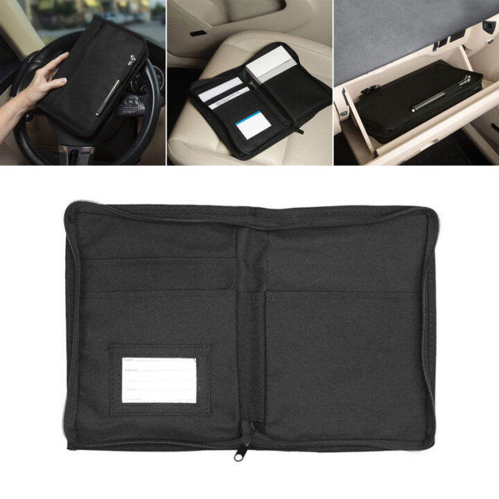 【Ready Stock】Car Glo-ve Box Compartment Organizer Manual Wallet Center ...