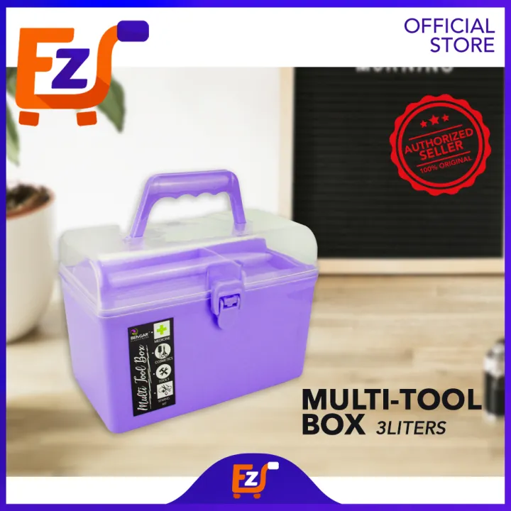 EZ DEAL Bengar 3 Liters Multi-tool Box Multiple Comparments Storage Box ...