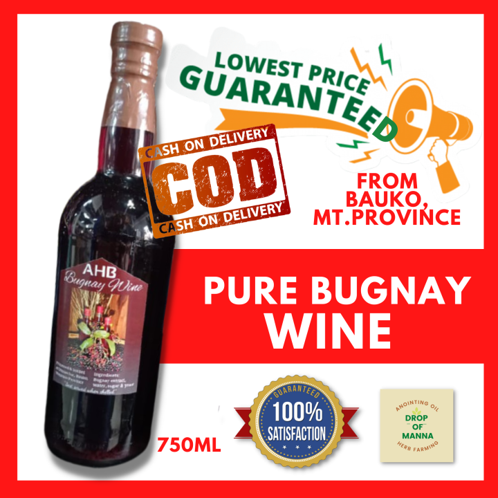 AUTHENTIC BUGNAY-AHB BUGNAY WINE- 750ML/ BAUKO,MT.PROVINCE | Lazada PH