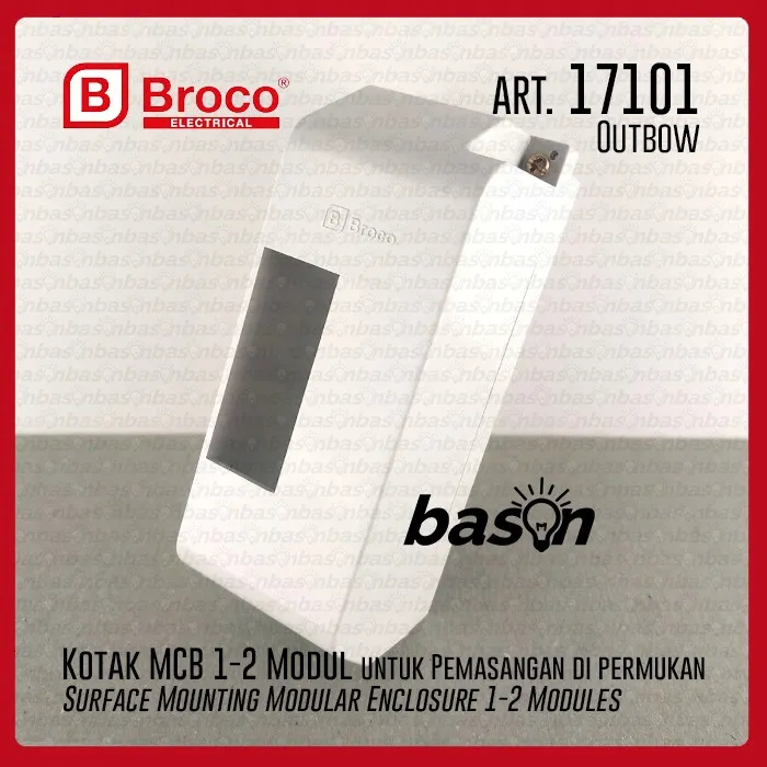 BROCO MCB Box 17101 - Kotak MCB 1 - 2 Group Outbow - MCB Panel Tempel ...