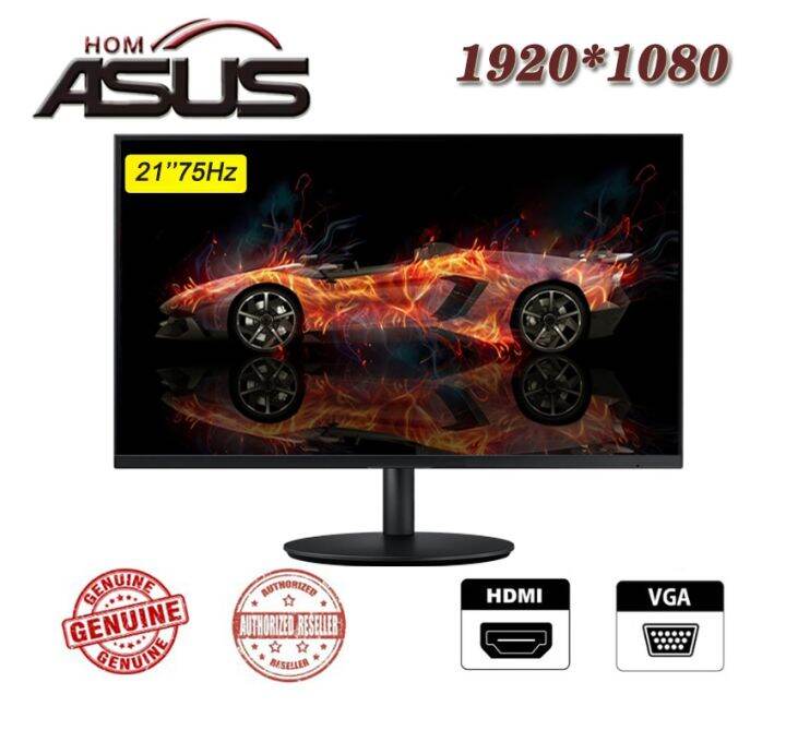 21/22 Inch 1K Display Screen Computer Monitor PC 75Hz HD Gaming VGA ...