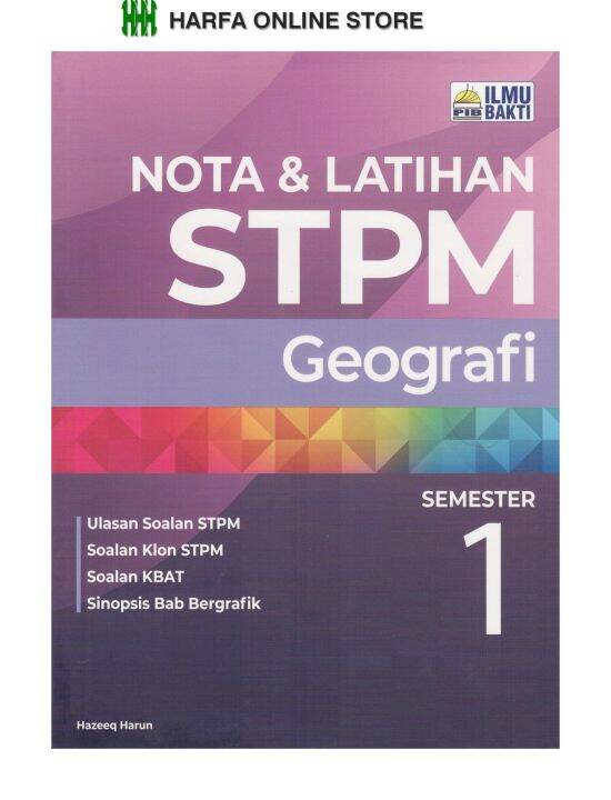 Notaand Latihan Stpm Geografi Semester 1 Lazada