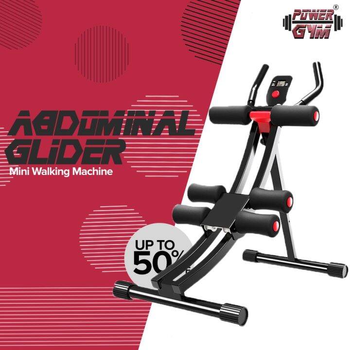 Abdominal Exercise Machine ABS Fitness Glider Generator Power Planking ...