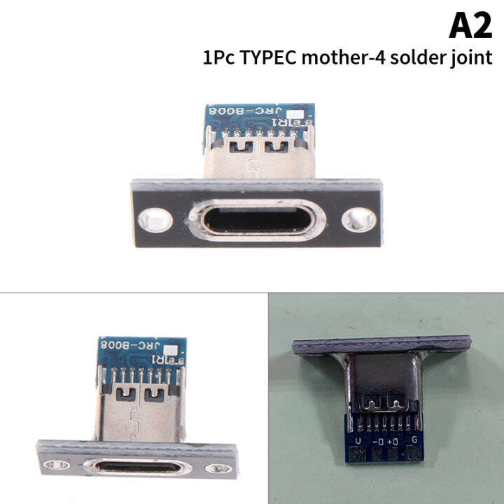 [JINXING] Charging Port USB Type C Socket Connector 2Pin 2P 4P ...