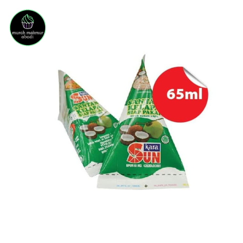 Sunkara Santan Kelapa Kerucut / Sunkara Santen Kelapa Segitiga 65ml | Lazada Indonesia