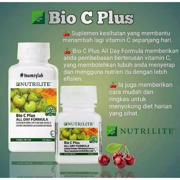 Amway Nutrilite Bio C Plus All Day Foula (60 Tablets 120 Tablets ...