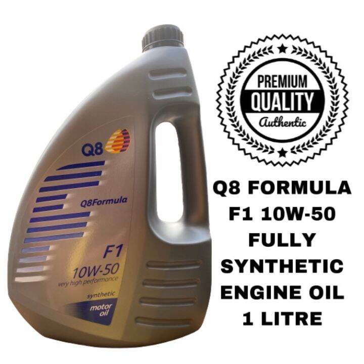 Q8 Engine Oil Fully Synthetic 10W-50 Formula F1 1 Litre | Lazada