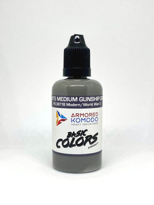 Medium Gunship Gray FS36118 PH475 50ml Armored Komodo Airbrush Hobby ...
