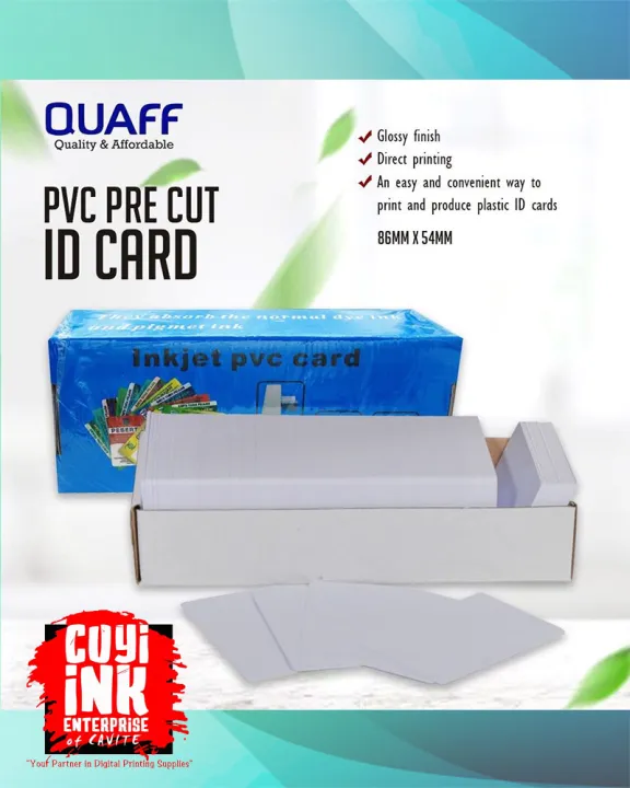 PVC Pre Cut ID Card (230 pcs.) / Box | Lazada PH