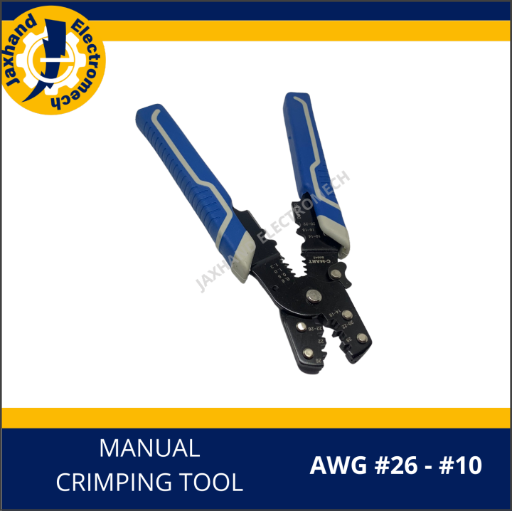 C-Mart Multi-Purpose Crimping Tool AWG#26 - #10 Model: B0042 | Lazada PH
