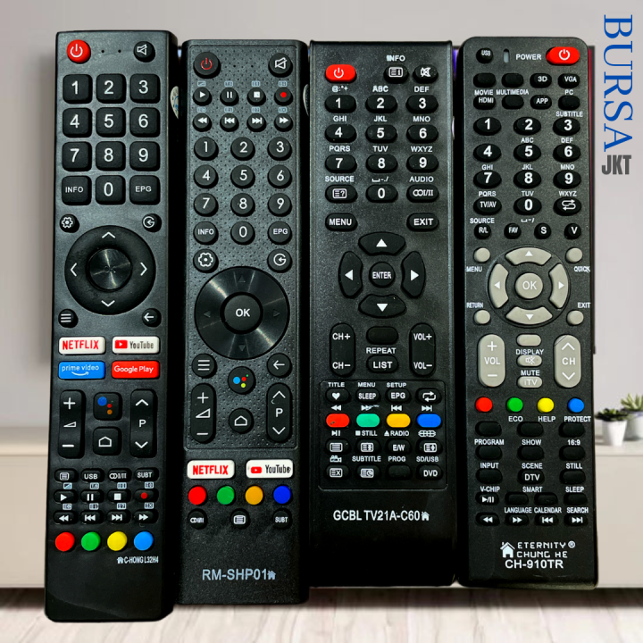 REMOTE CHANGHONG CHIQ SMART TV ANDROID11 DIGITAL NETFLIX YOUTUBE ...