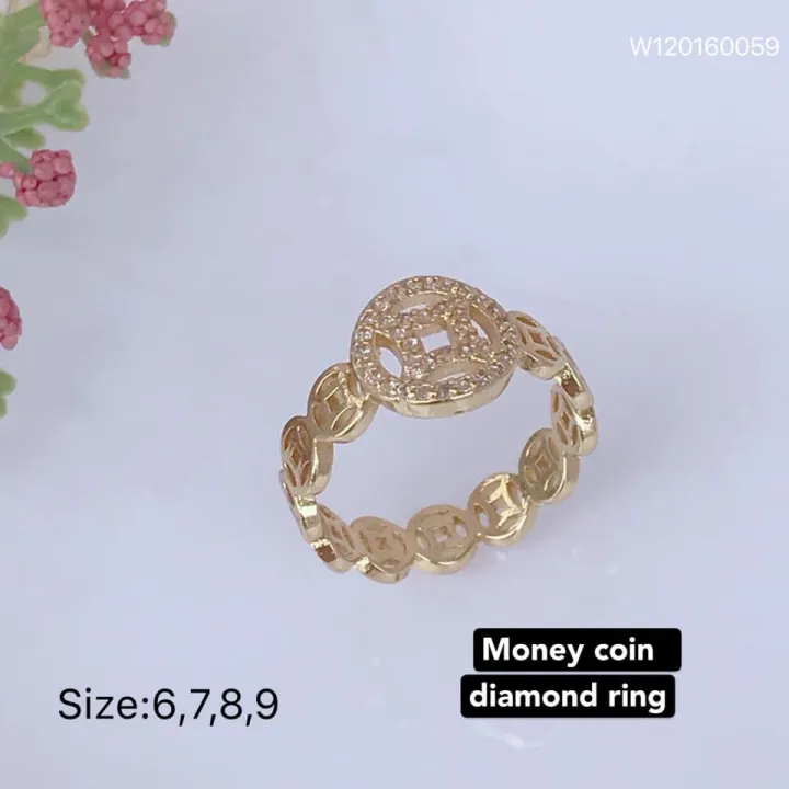 money coin diamond ring | Lazada PH