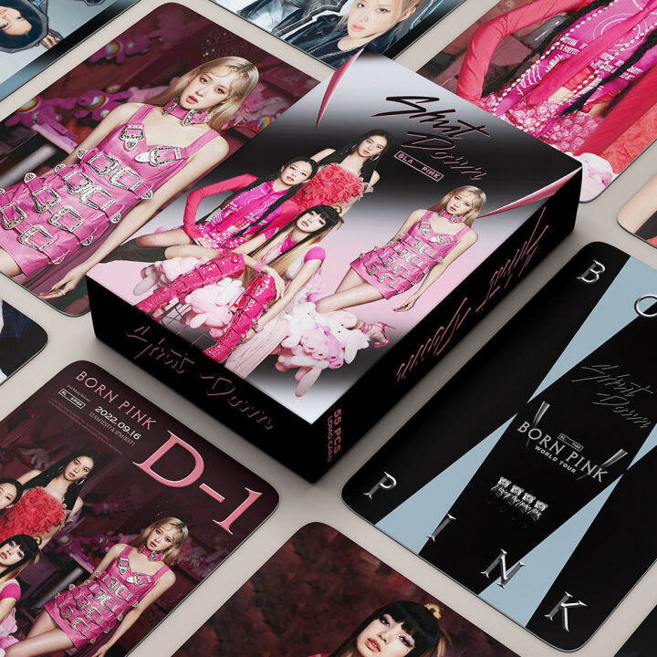 Blackpink ShutDown PhotoCards Blink Born Pink Lomo Cards Kpop Idol ...