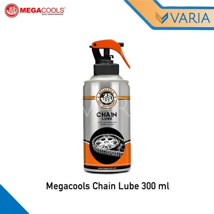 Megacools Chain Lube 300 ml Oli Rantai Motor Pelumas Semprot Spray ...